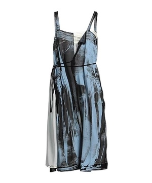 MAISON MARGIELA Sleeveless Printed Dress - Black
