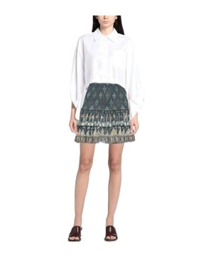 Isabel Marant Étoile Ethnic Print Tiered Maxi Skirt - Gray