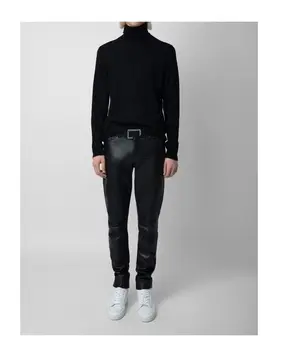 Zadig&Voltaire Bobby Fine-ribbed Raw-cut Jumper
