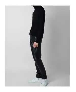Zadig&Voltaire Bobby Fine-ribbed Raw-cut Jumper