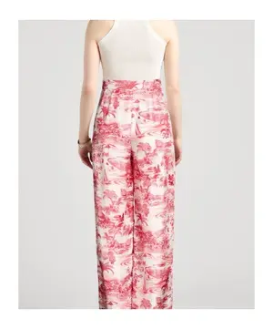 Max Mara Versatile Floral Loose-fit Long Casual Pants