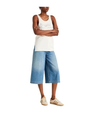 MAISON MARGIELA Sleeveless Printed Jersey Top