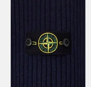 Stone Island Contrasting Edges Logo Cardigan