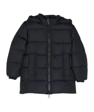 Herno Hooded Puffer Coat - Black