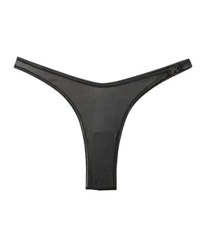 Palm Angels Monogram-plaque Bikini Bottoms - Black