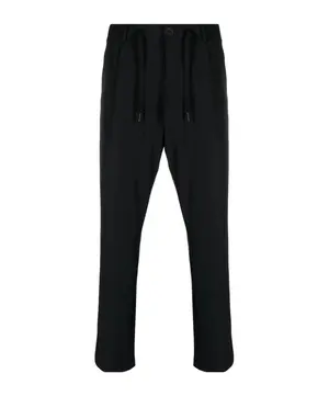 Herno Drawstring-waist Slim-cut Trousers