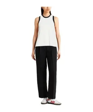 Max Mara Two-tone Knitted Sleeveless Top