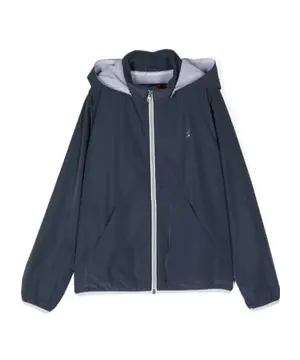 Herno Zip-up Hooded Jacket - Black