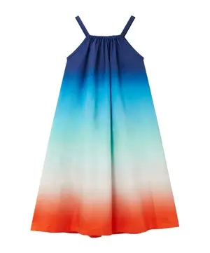 Casablanca Gradient Effect Spaghetti Strap Dress