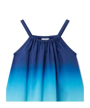 Casablanca Gradient Effect Spaghetti Strap Dress