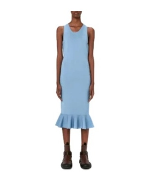 J.W.ANDERSON Sleeveless Ruffled Hem Dress