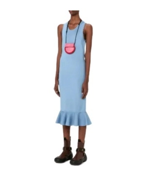 J.W.ANDERSON Sleeveless Ruffled Hem Dress