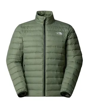 The North Face Logo Embroidered Zipped Down Jacket