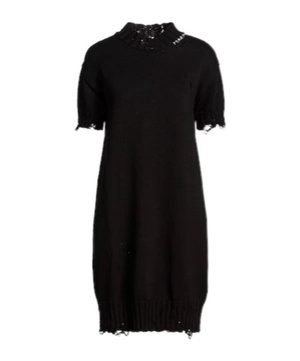 Marni Minimalist Knit Dress - Black