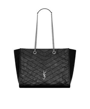 Saint Laurent Niki Shopping Bag In Vintage Leather