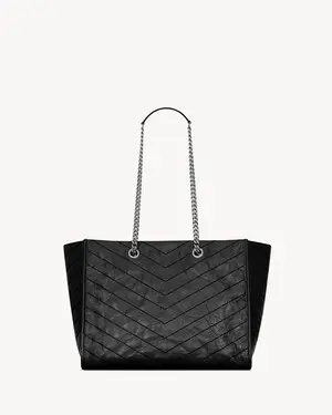 Saint Laurent Niki Shopping Bag In Vintage Leather