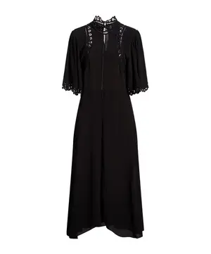 Isabel Marant Étoile Minimalist Ruffled Dress - Black