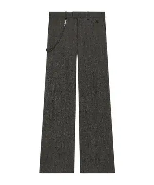 COURREGES Strap-detail Trousers - Black