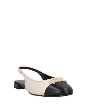 Tory Burch Two-tone Leather Ballet Flats