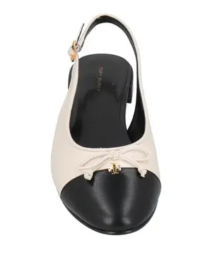 Tory Burch Two-tone Leather Ballet Flats