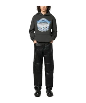 Zadig&Voltaire Logo-print Organic Cotton-blend Hoodie