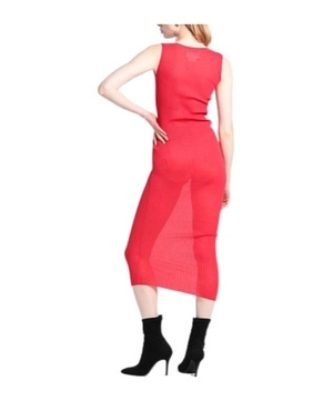 MAISON MARGIELA Knitted Sleeveless Crewneck Midi Dress