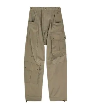 VIVIENNE WESTWOOD Panelled Canvas Cargo Trousers - Gray