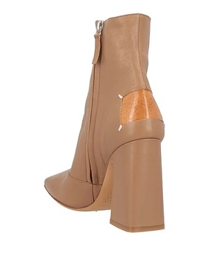 MAISON MARGIELA Solid-color Genuine Leather Ankle Boots