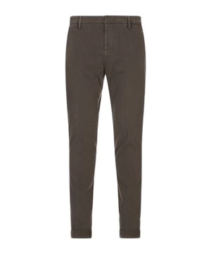 DONDUP Logo Casual Trousers - Brown