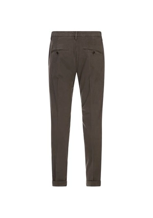 DONDUP Logo Casual Trousers - Brown
