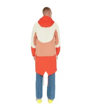 J.W.ANDERSON Logo-embroidered Colour-block Parka