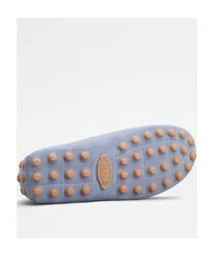 TOD'S Gommino Suede Driving Loafers - Blue