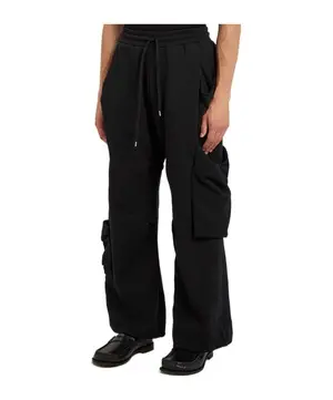 VIVIENNE WESTWOOD Draped Stretchcotton Cargo Sweatpants