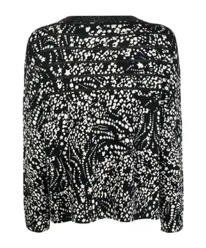 Liu Jo Star-print Lurex-detail Jumper