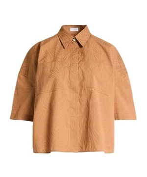 Brunello Cucinelli Oversized Jacquard Shirt