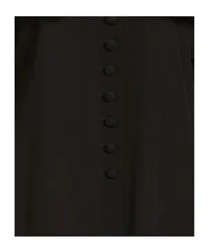 Chloé Ruched Crepe Shirt With Lace Trims