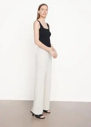 Vince High-waist Wide-leg Trousers