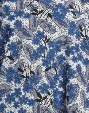 Max Mara Flared Floral-print Poplin Dress