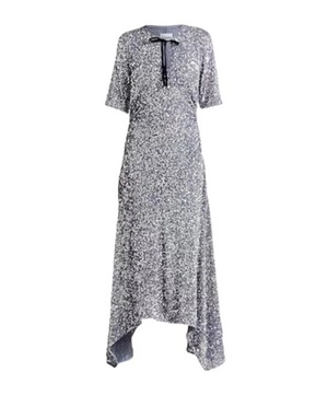 GANNI Sequined Knit Midi Dress