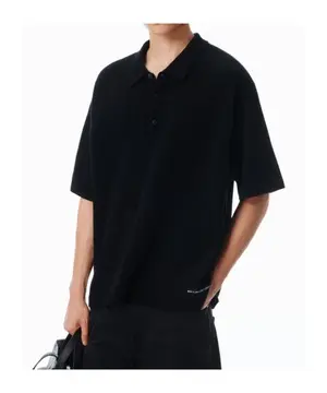 Alexander Wang Short-sleeved Knitted Polo Shirt