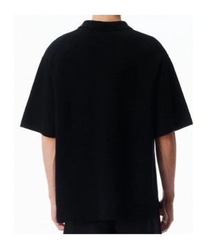 Alexander Wang Short-sleeved Knitted Polo Shirt