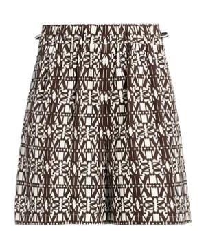 Max Mara Geometric Print Wide-leg Shorts