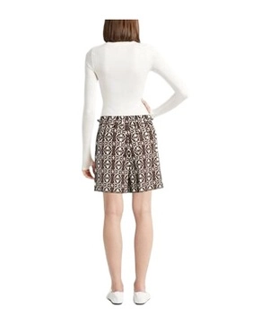 Max Mara Geometric Print Wide-leg Shorts