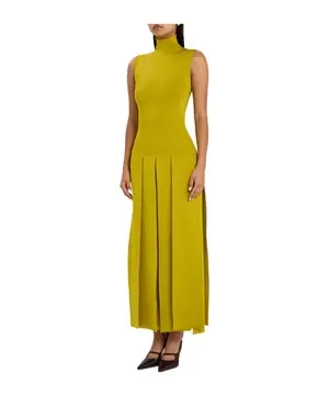 Alaïa Stretch Fineknit Maxi Dress