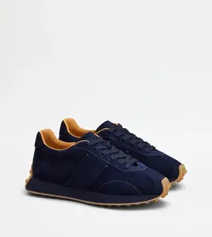 TOD'S Suede Sneakers With Embossed Logo