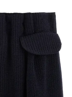 Prada Wool Knit Midi Skirt