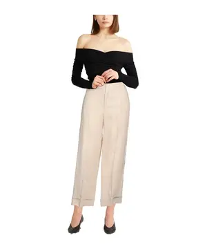Max Mara Linen Straight-leg Trousers