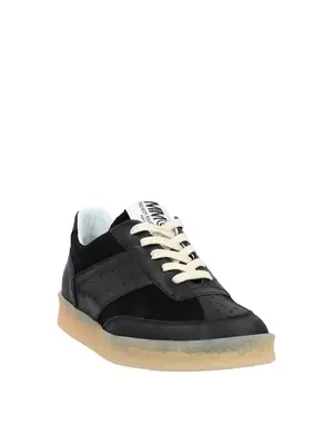MAISON MARGIELA Low-top Suede And Leather Sneakers