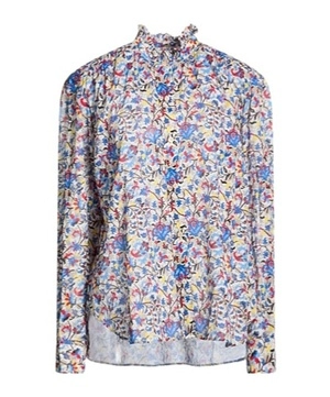 Isabel Marant Étoile Colorful Long-sleeved Shirt - Gray