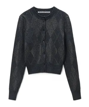 Alexander Wang Wool Blend Cardigan - Black